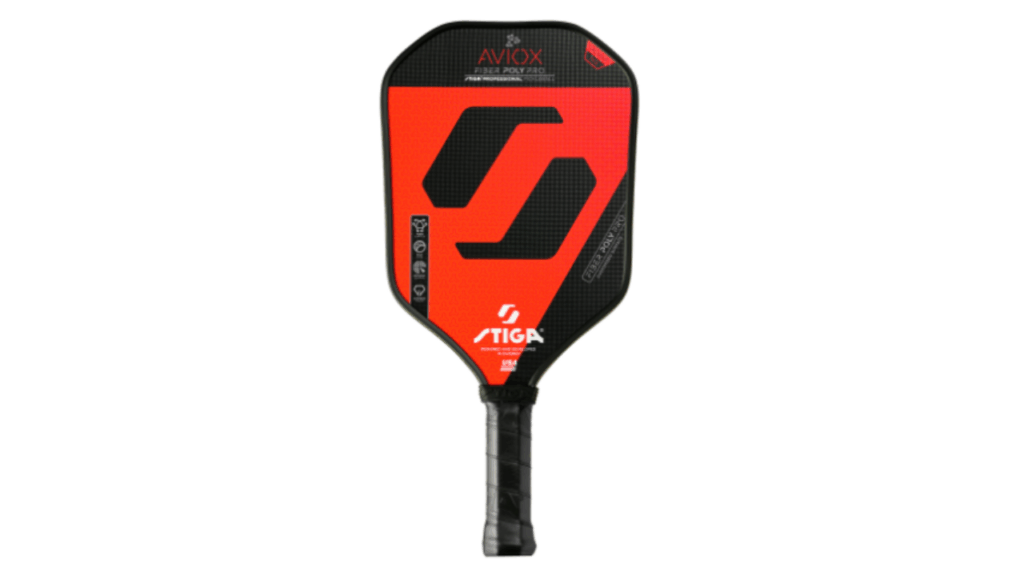 【Aviox Fiber Poly Pro Red／アビオックス ファイバーポリ プロ レッド】特徴と口コミ評判まとめ | ピックルボールワン
